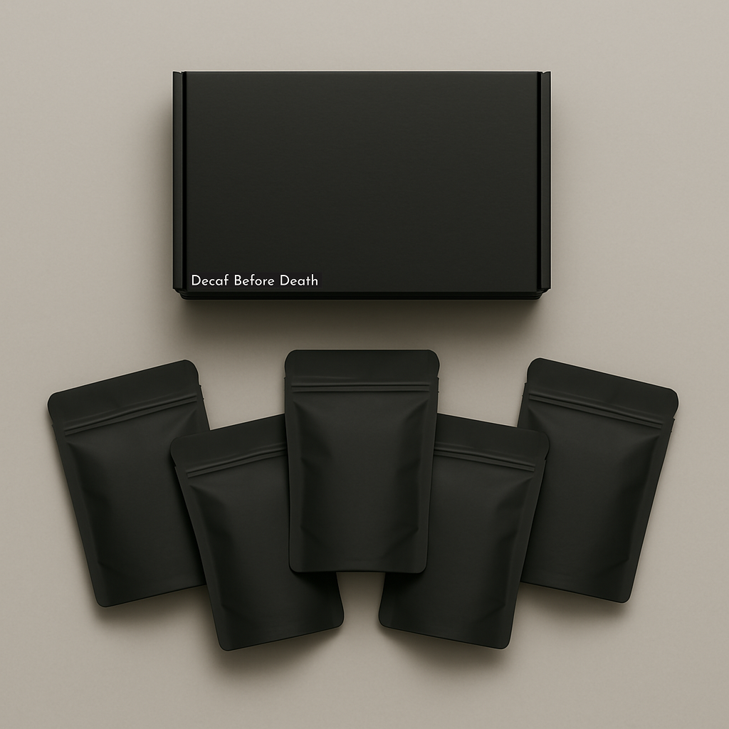 The Decaf Sampler Box – Decaf Before Death